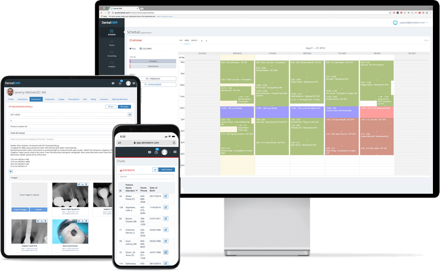 Dental EMR - The ONLY Web-based Endodontic Practice Management Software